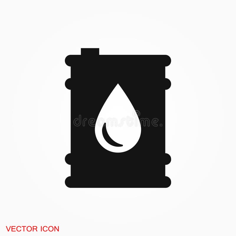 Oil Drum Container Icon Logo, Illustration, Vector Sign Symbol for ...