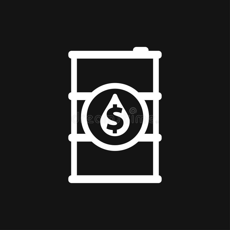 Oil Drum Container Icon Logo, Illustration, Vector Sign Symbol for ...