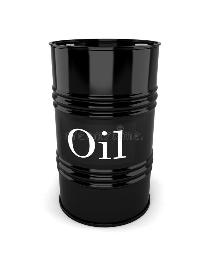 Oil Drum stock illustration. Illustration of gallon - 180441268