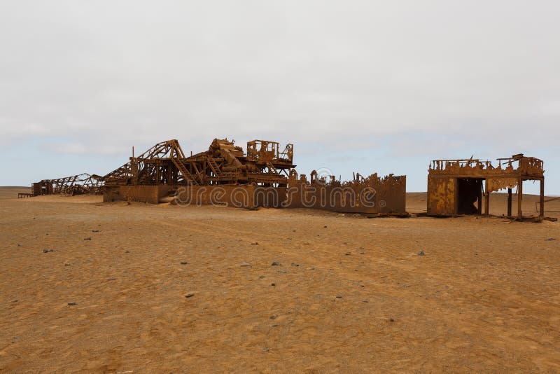 Oil extraction station stock image. Image of desolation - 52465555