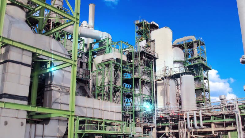 Animation Old Refinery To New Refinery Stock Video - Video of delivery ...