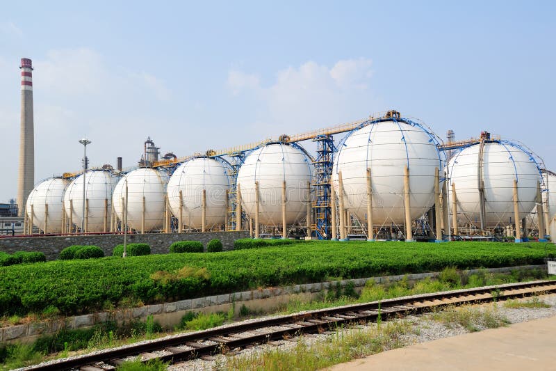 Oil factory stock image. Image of single, fuel, protection - 21287903