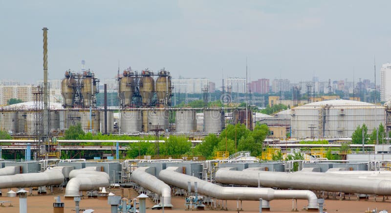 Oil factory stock photo. Image of pollution, industry - 2737618