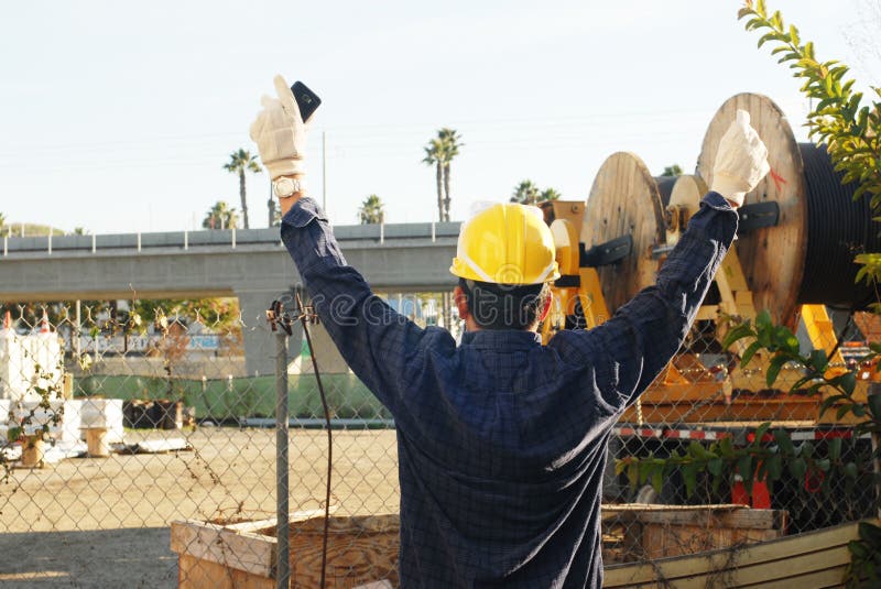 Oil Drilling Worker at Oil Field Stock Image - Image of glove, field ...
