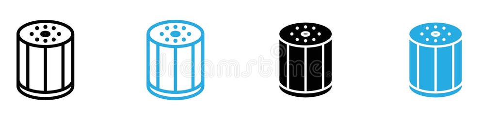 Oil Filter Icon Vector Set Collection for Web Stock Vector ...
