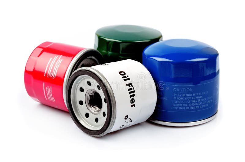 Oil Filter isolated stock photo. Image of industry, pump - 28995384