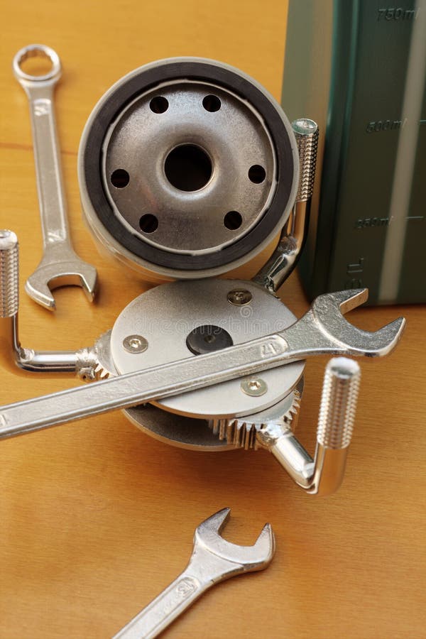 Oil filter wrench stock image. Image of mechanics, color - 30601191