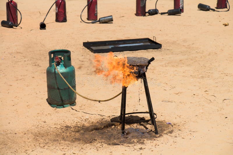 Oil-fired Heat stock image. Image of culinary, flame - 41166549