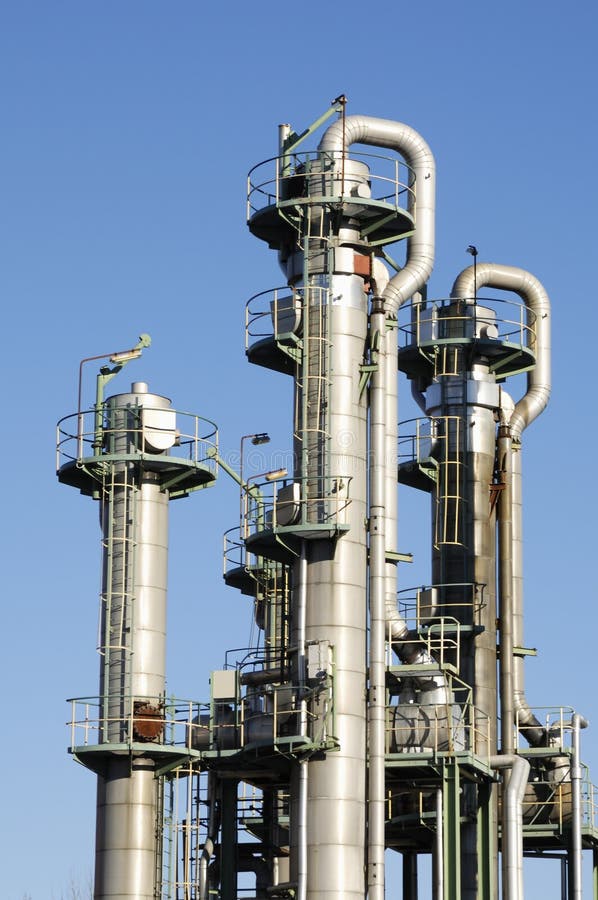 Oil and fuel towers stock photo. Image of oilindustry - 26681494