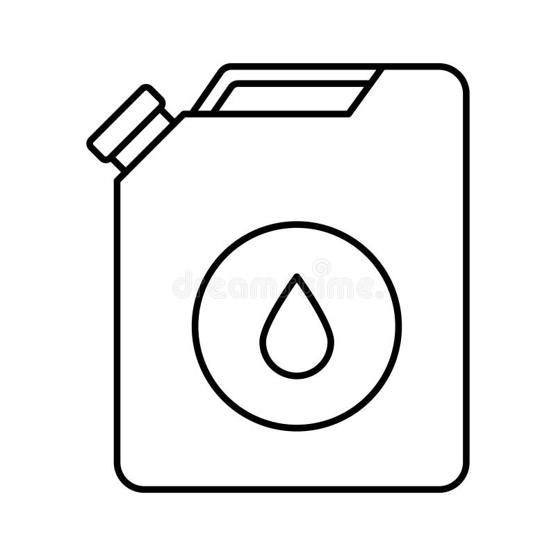 Oil Gallon Vector Icon Which Can Easily Modify or Edit Stock Vector ...