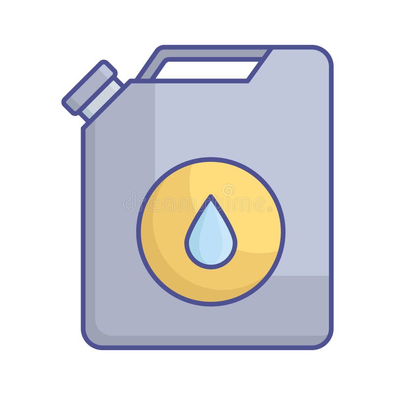 Oil Gallon Vector Icon Which Can Easily Modify or Edit Stock Vector ...