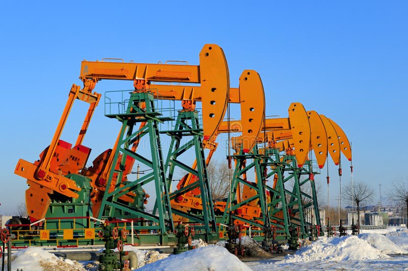 Oil and gas stock image. Image of arranged, pumping, crude - 12573889