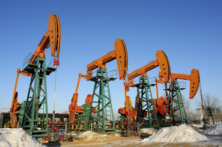 Oil and gas stock photo. Image of golden, drilling, pumping - 13008142