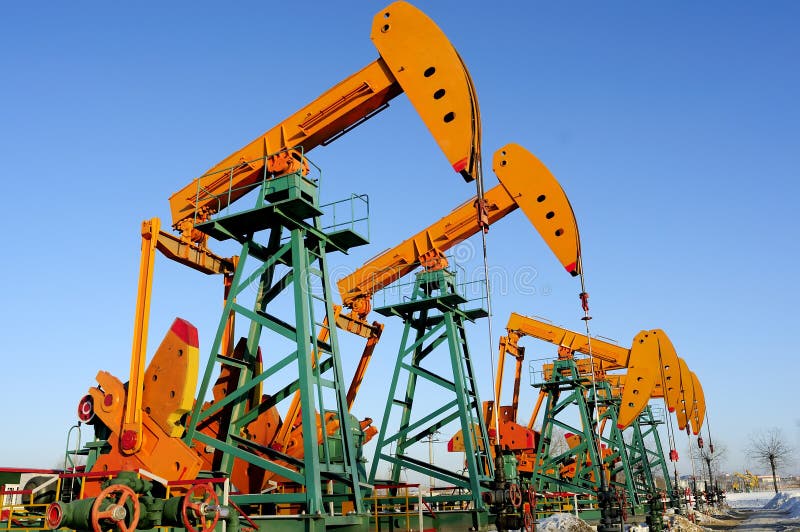 Oil and Gas Processing Platform,producing Gas Condensate and Water and ...