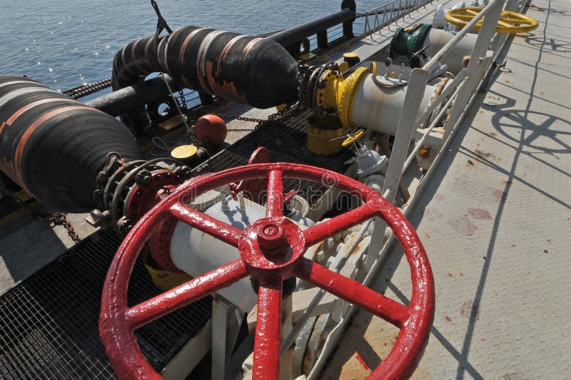 Drill Pipe on Oil Rig stock photo. Image of exploration - 25488976