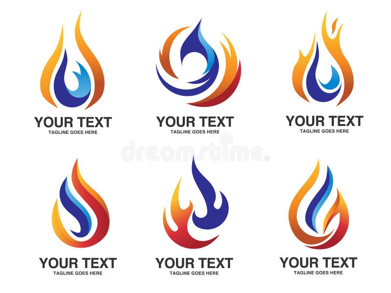 Oil and Gas Energy Concept Logo Stock Vector - Illustration of artwork ...