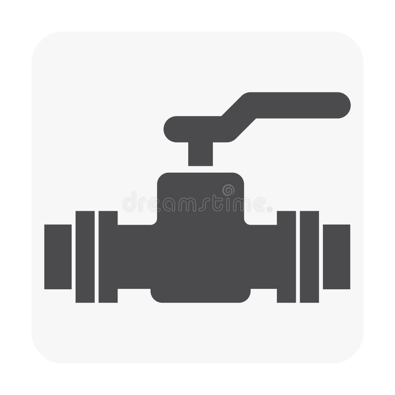 Pipe and valve icon stock vector. Illustration of barrel - 170993045