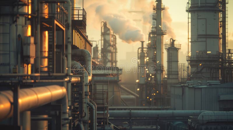 Oil and Gas Industry Safety First AIG535 Stock Photo - Image of hazard ...