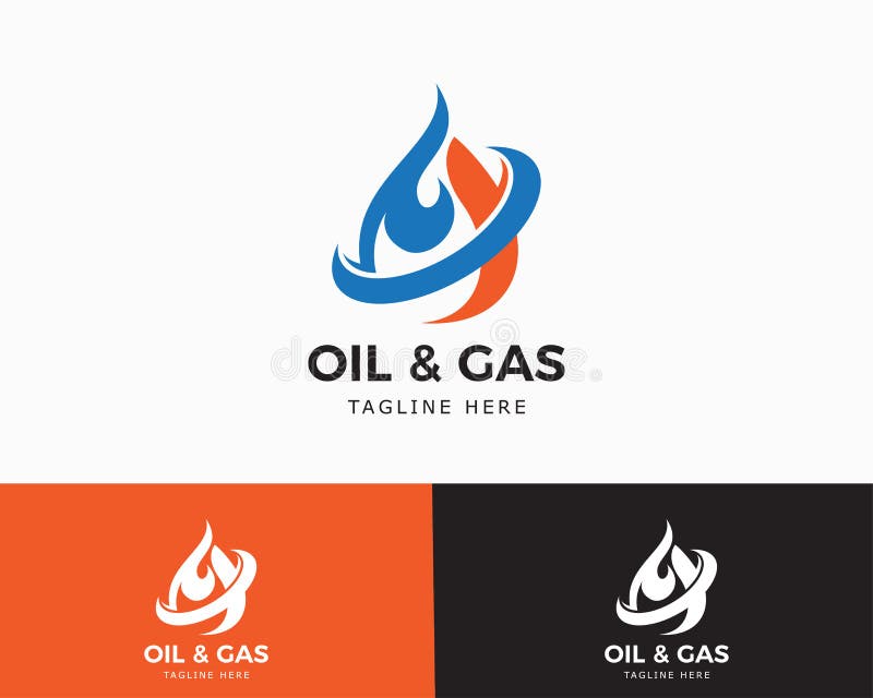 Oil and Gas Logo Design Vector Template Creative Design Stock ...