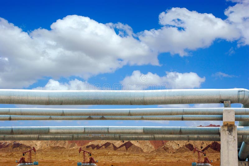 Oil and gas pipelines stock image. Image of prices, environment - 20184941