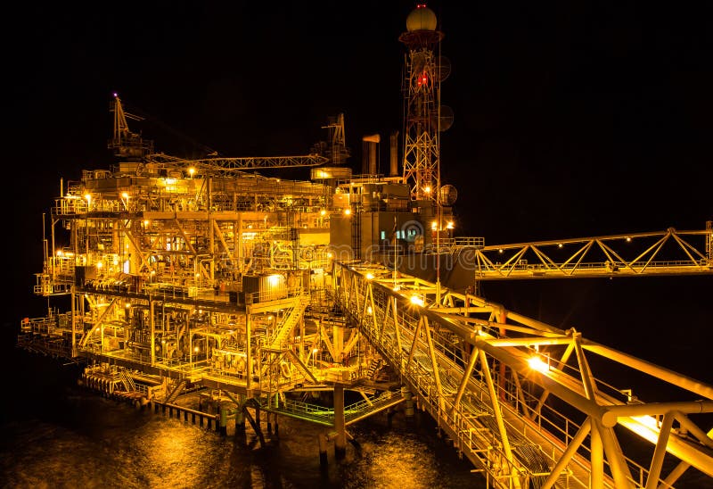 Offshore Platform Night Stock Images - Download 687 Royalty Free Photos