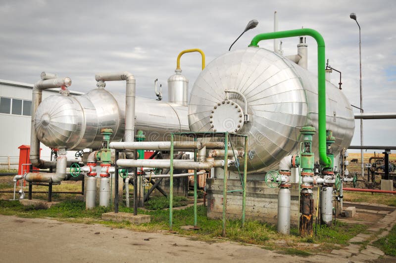 Gas Tanks for Storage LPG Propane and Propylene Ga Stock Image - Image ...