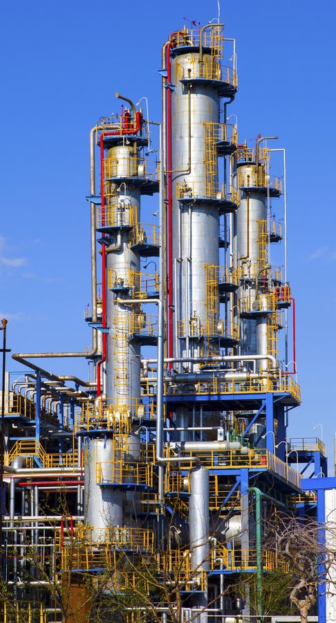 Oil and Gas Processing Plant Stock Photo - Image of corporation, fuel ...