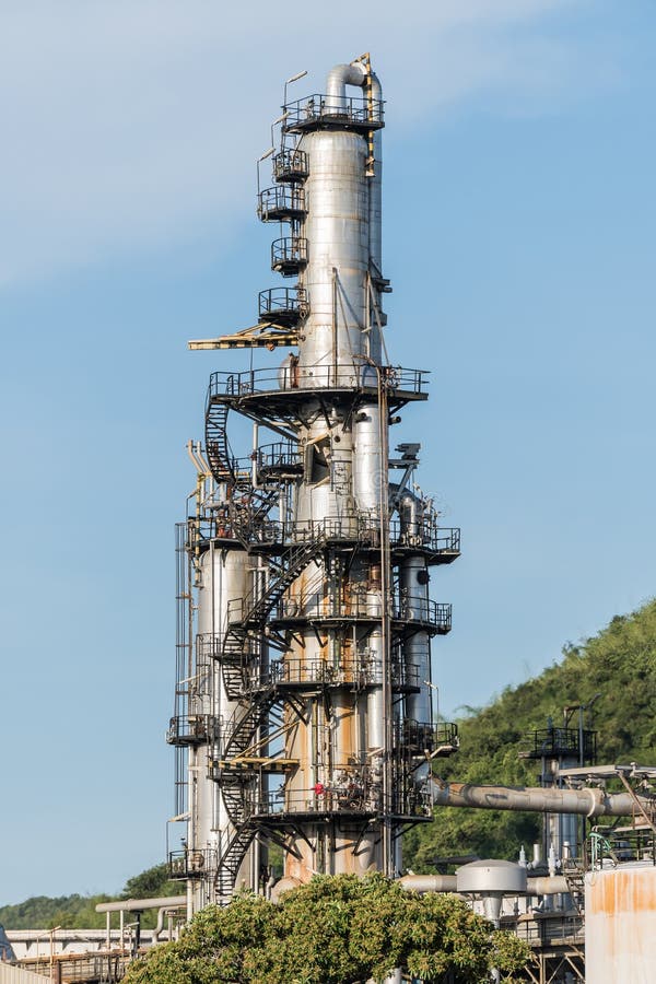 Oil and Gas Processing Plant Stock Photo - Image of industry, duct ...