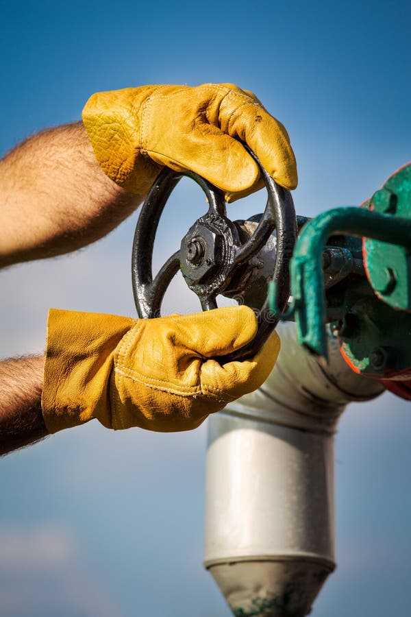 Gas Production Operator stock photo. Image of production - 27915436