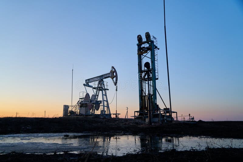 Oil and gas production stock image. Image of nature - 178275097