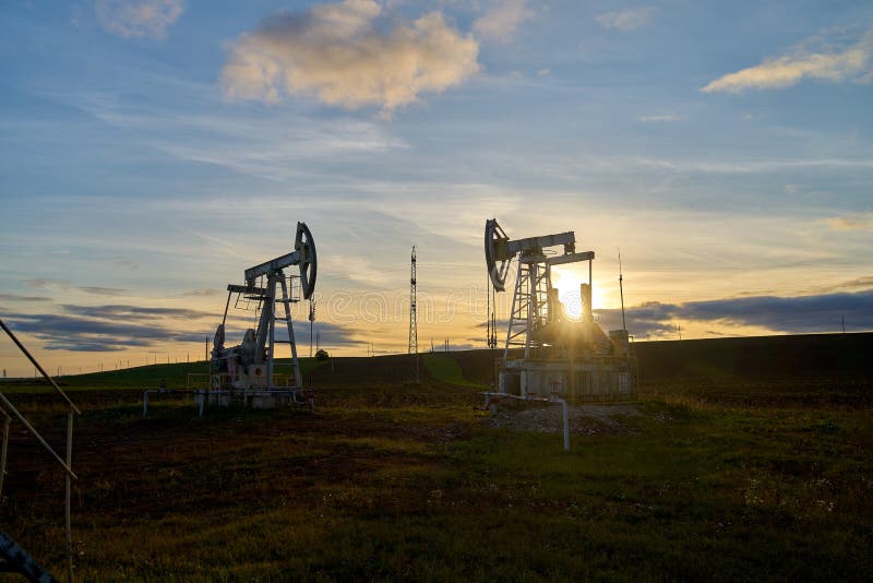 Oil and gas production stock photo. Image of light, cargo - 196596572
