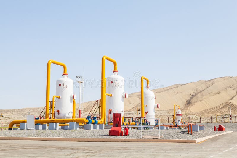 Oil and Gas Refinator Compressor Stock Photo - Image of generator ...