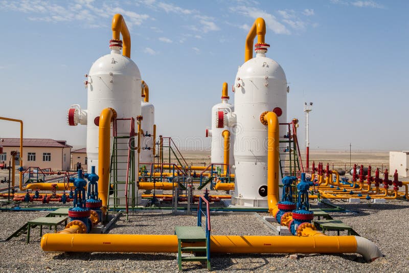 Oil and Gas Refinator Compressor Stock Photo - Image of generator ...