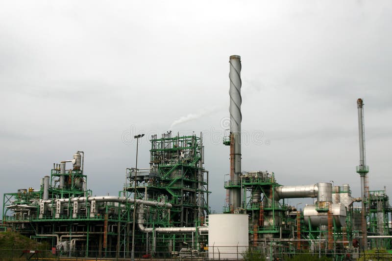 Oil and gas refinery stock photo. Image of machinery, holland - 754890
