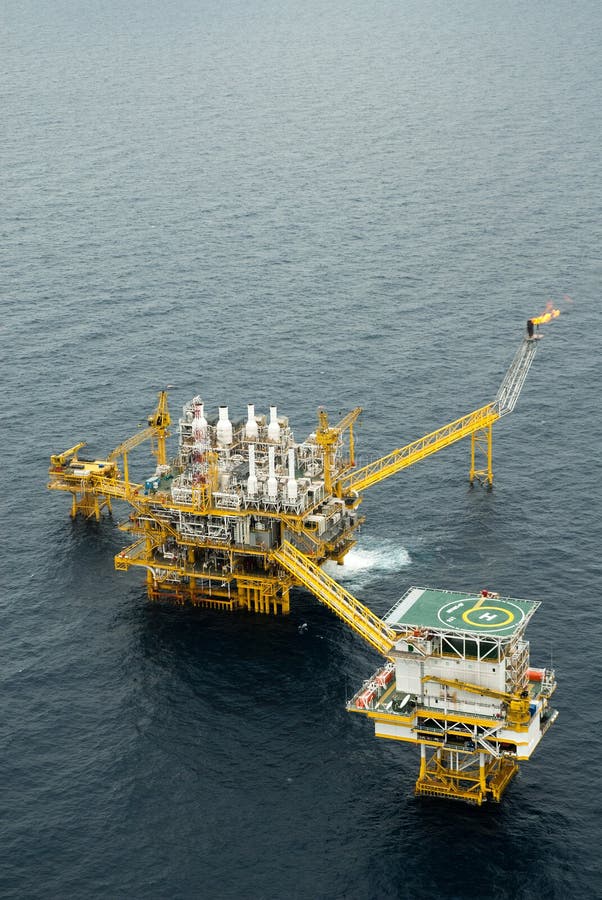 Oil and gas rig stock photo. Image of housing, steel - 28269908