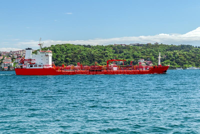 Oil Gas Tanker Industry Cargo Ship Stock Image - Image of ships, cargo ...