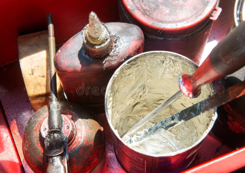 Oil and grease stock image. Image of automotive, garage - 56515379