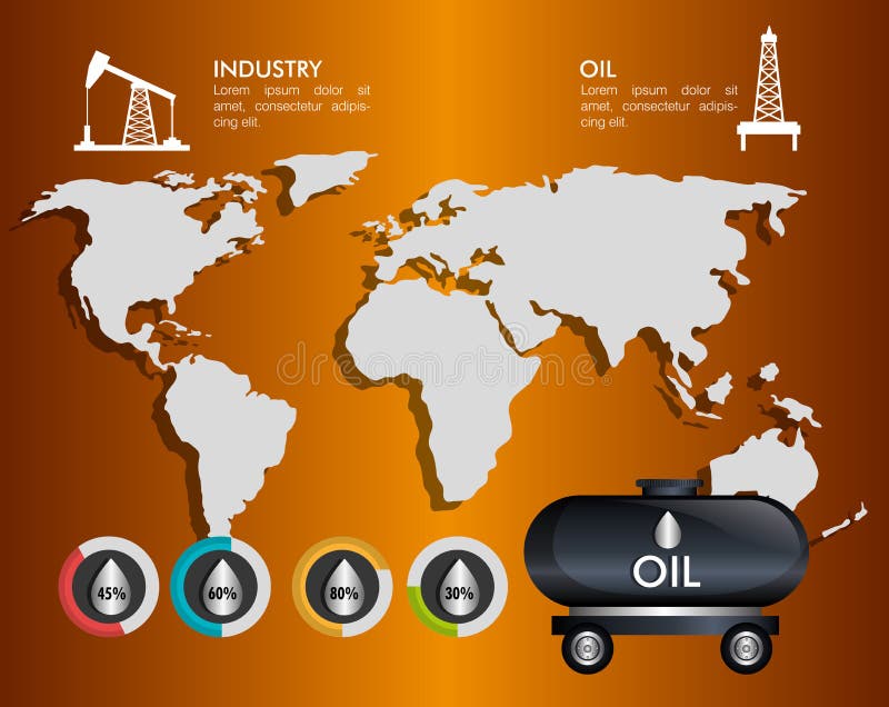Oil industry design. stock vector. Illustration of gasoline - 59054198