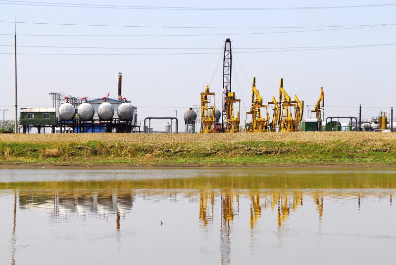 Oil industry equipment. stock photo. Image of heavy, chemical - 35880522