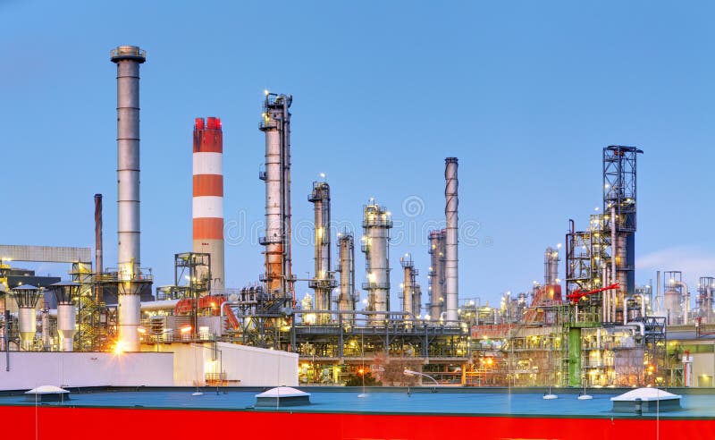 Oil Industry - Factory stock image. Image of industry - 83863603