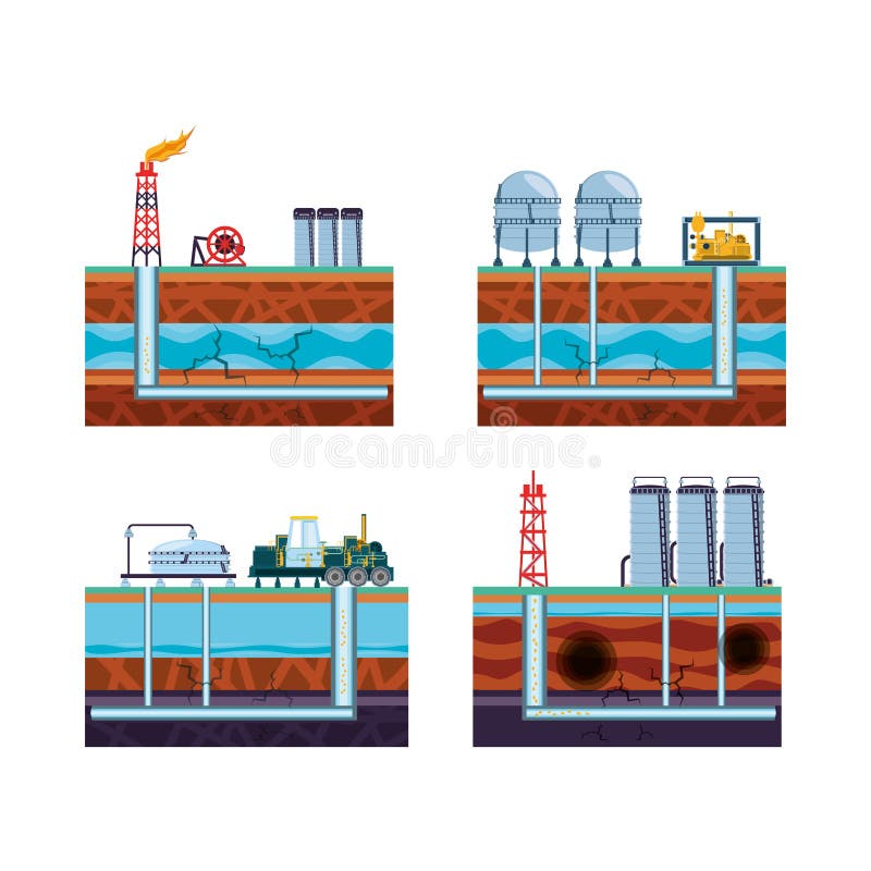 Fracking Process Stock Illustrations – 97 Fracking Process Stock ...