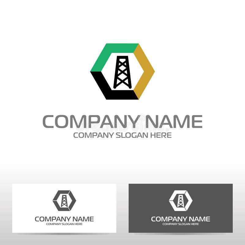 Oil industry logo design stock vector. Illustration of template - 95305347