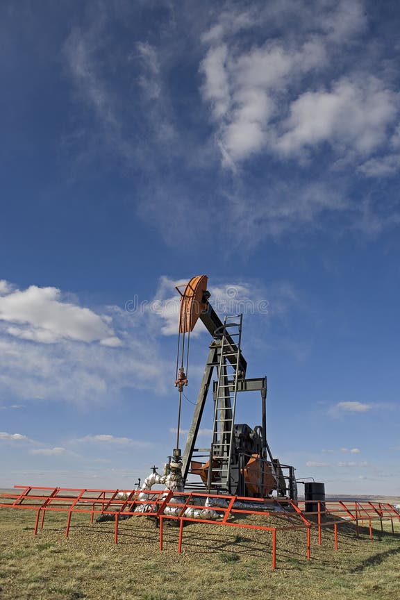 Oil jack stock photo. Image of drill, production, field - 13824096