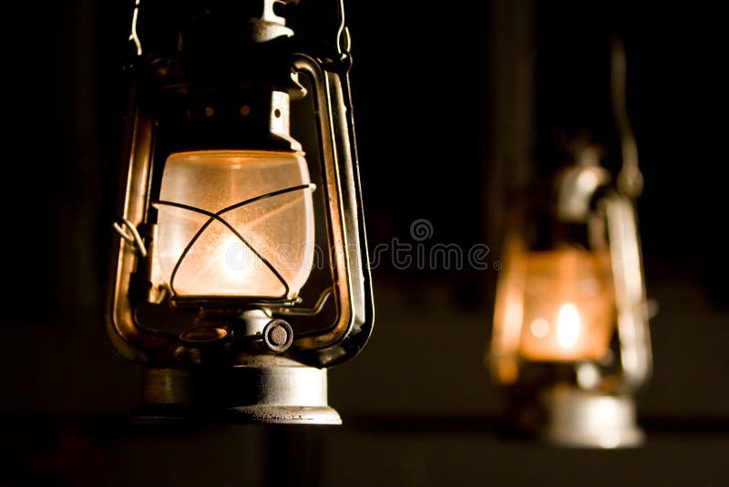 Burning oil lamp stock photo. Image of glow, arabia, heat - 23374600