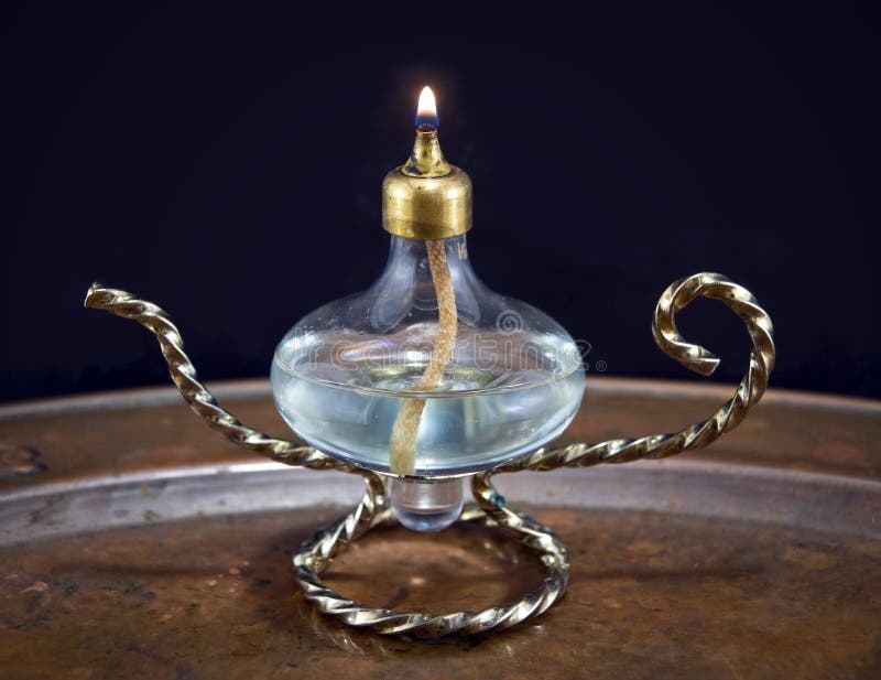 Oil lamp stock image. Image of lantern, candle, brass - 7616107