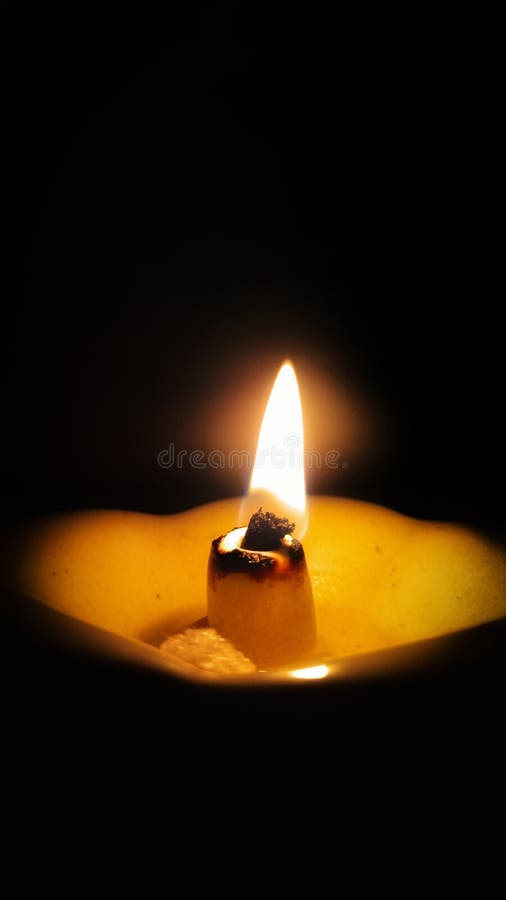 Oil Lamp lighted in dark stock photo. Image of traditional - 251833568