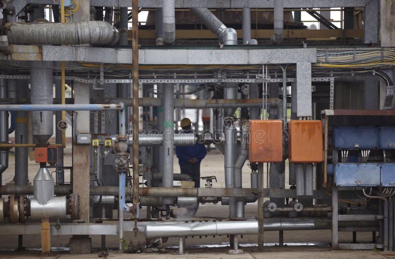 Oil and naphtha industry stock image. Image of pipe, pipelines - 15321179