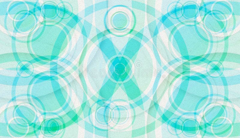 Oil Paint Very Unique Shape Different Size Cyan Colored Circle Pattern ...