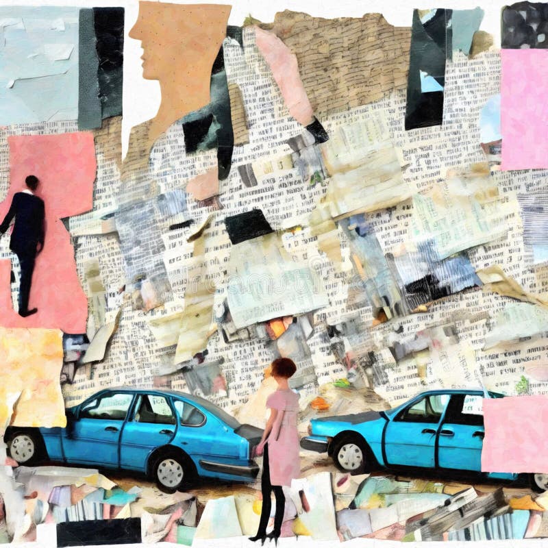 Oil Painted Abstract Style Collage Painting with People-AI Generated ... Oil Painted Abstract Style Collage Painting with People-AI Generated ...
