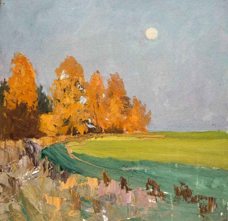 Oil Painting, Handmade Drawing, Illustration Stock Photo - Image of ...